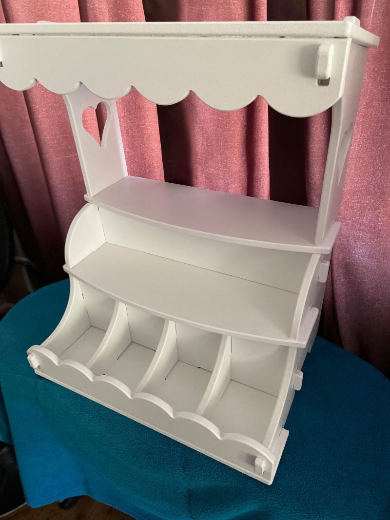 Love & Baby Blocks, Sweet Shop Stand & Cake Stand - Balloons and party hire